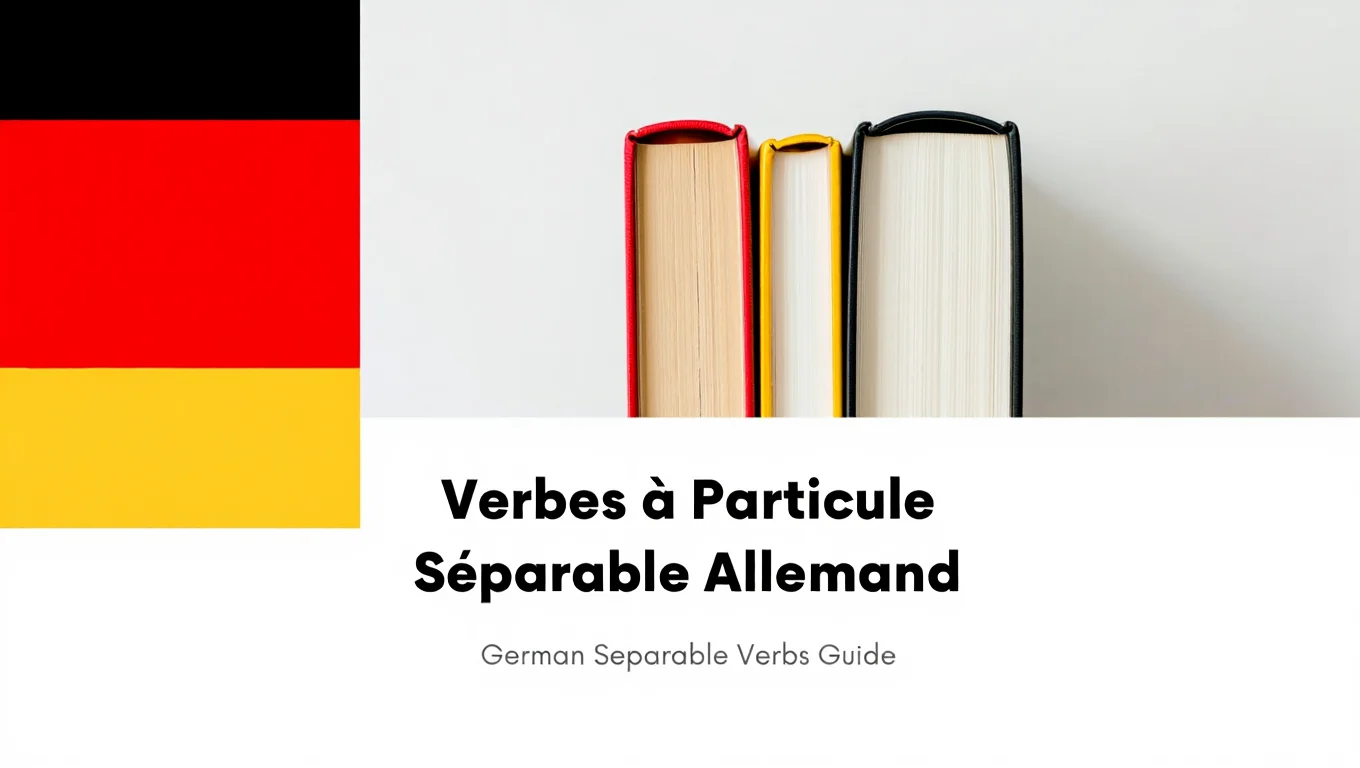 Verbe à Particule Séparable En Allemand | Avoscours